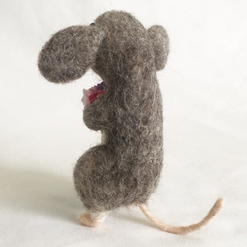 Needle Felted Mouse, Needle Felted Animal, Mouse Gift, Mouse Art ...