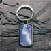 Purple Keyring, Keychain, in Chrome, Unique, Original, Artwork by ...