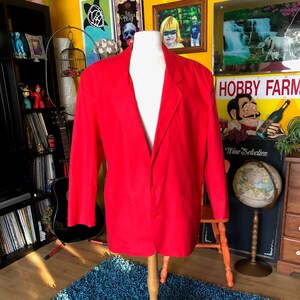 Vintage Red Members Only Sport Coat Retro Derby Jacket Suit - Etsy