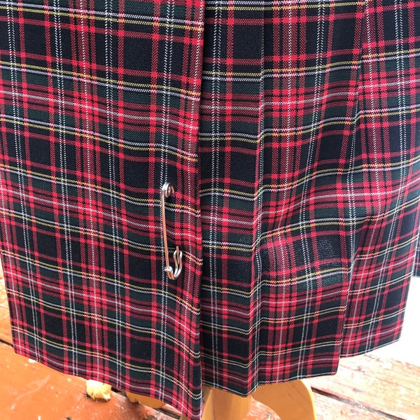 Yellow and Black Tartan Plaid Kilt - Etsy