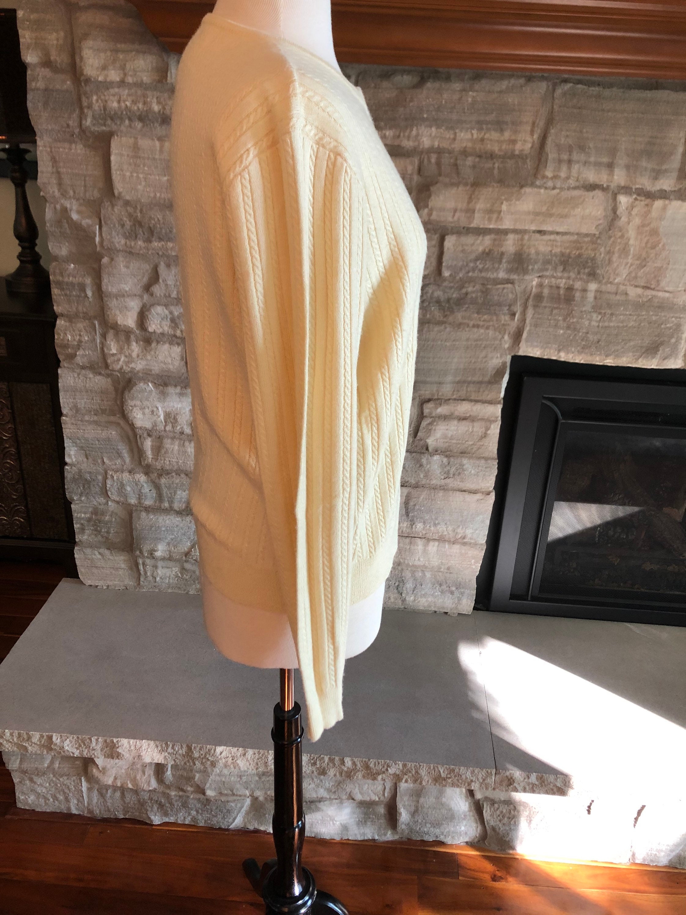 Lauren Ralph Lauren Polo 100% Merino Wool Button up Sweater - Etsy