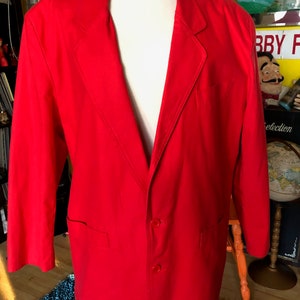 Vintage Red Members Only Sport Coat Retro Derby Jacket Suit - Etsy