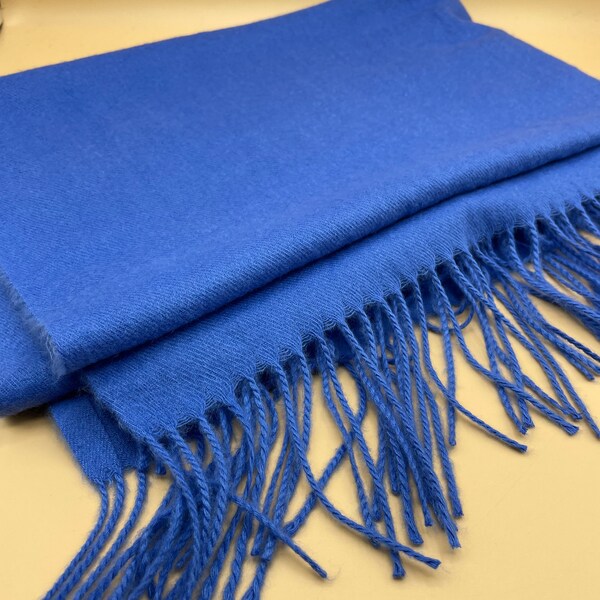 Cobalt Blue Scarf - Etsy