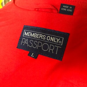 Vintage Red Members Only Sport Coat Retro Derby Jacket Suit - Etsy