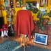 Large 100% Iceland Pure Wool Poncho Cape Vintage Rust Red - Etsy
