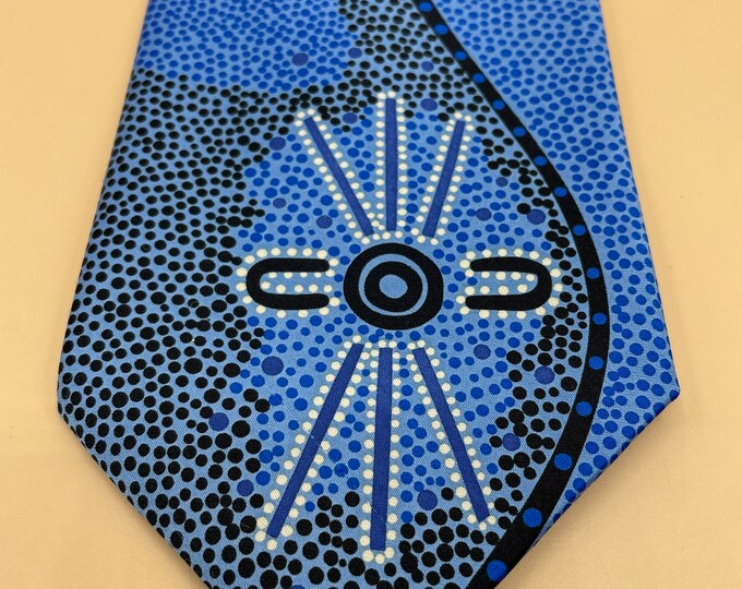 Blue Australian Tie Baribunma Made in Australia Necktie Vintage Neck ...