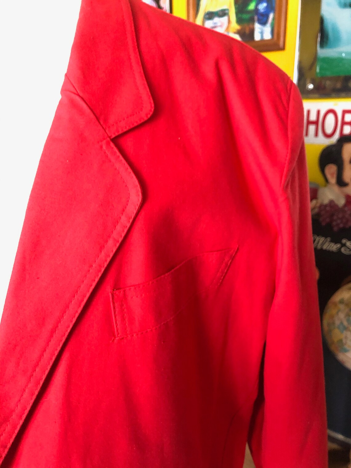 Vintage Red Members Only Sport Coat Retro Derby Jacket Suit - Etsy