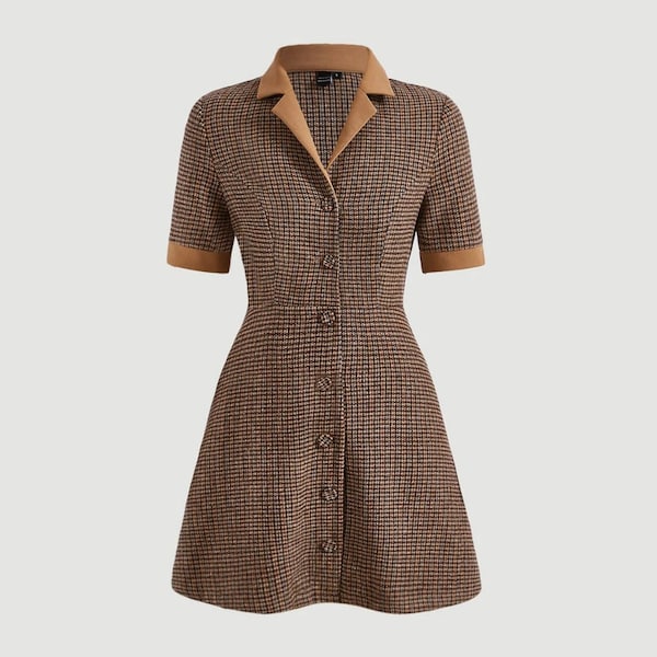 Button Front Dress - Etsy