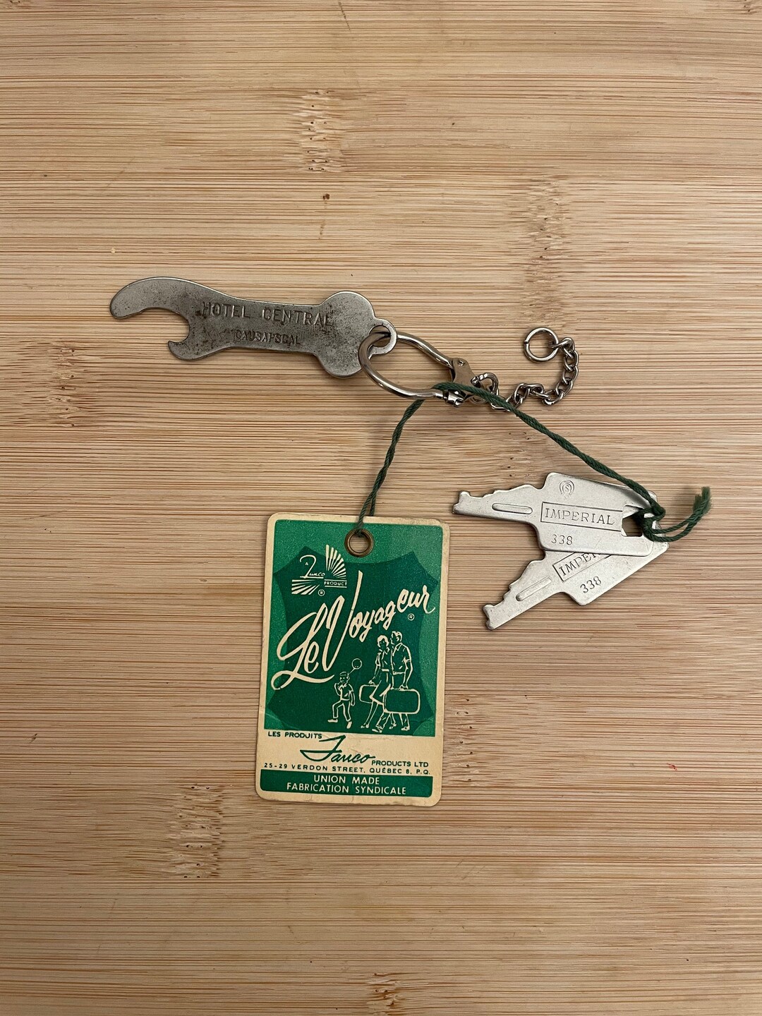Vintage Luggage Keys Set Le Voyageur - Imperial 338 - Les Produits ...