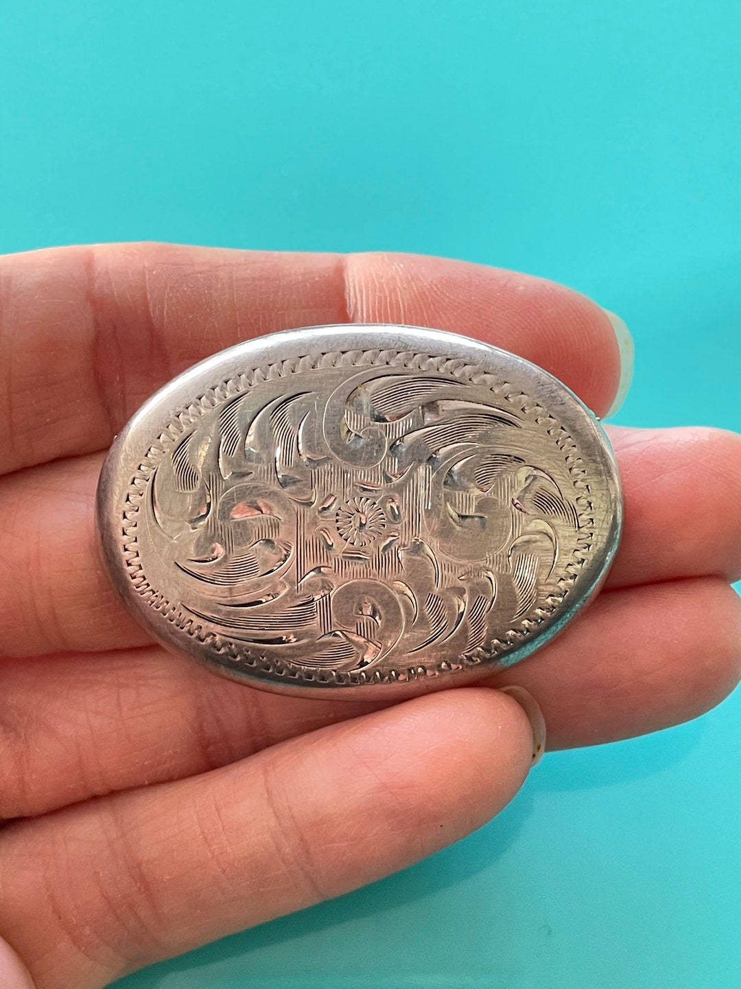 Vintage SMIBO STER Silver Brooch 4cm - Etsy