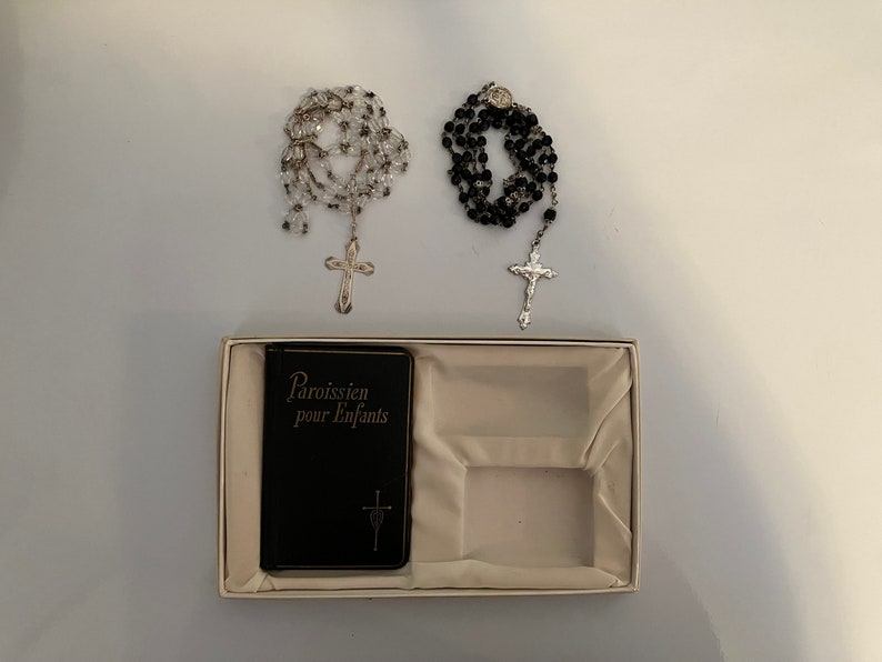 Beautiful Vintage Communion Religious Box Set! Including Mini Bible and ...