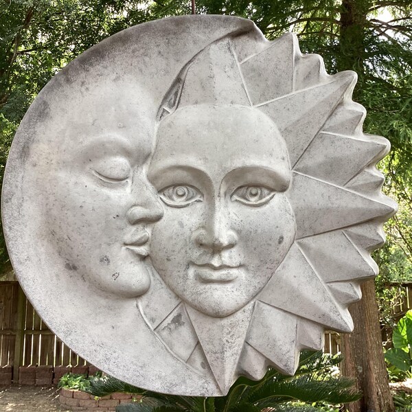 Moon Sun Wall Plaques - Etsy