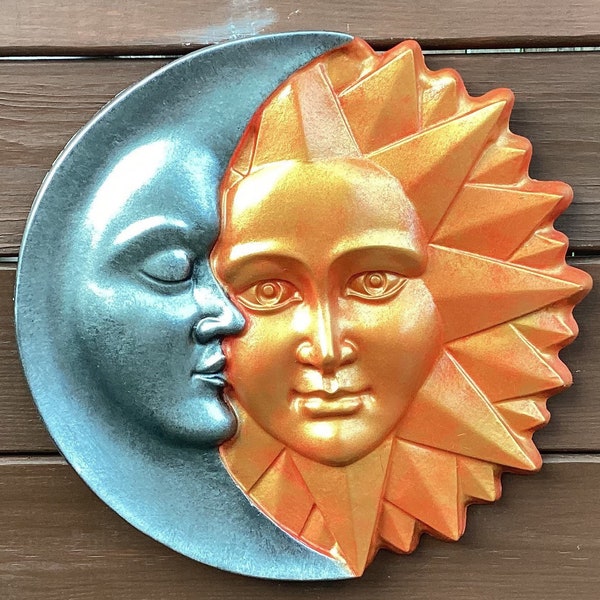Moon Sun Wall Plaques - Etsy