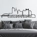 Pittsburgh Wall Decal, Skyline Vinyl Wall Decal, Pennsylvania City ...
