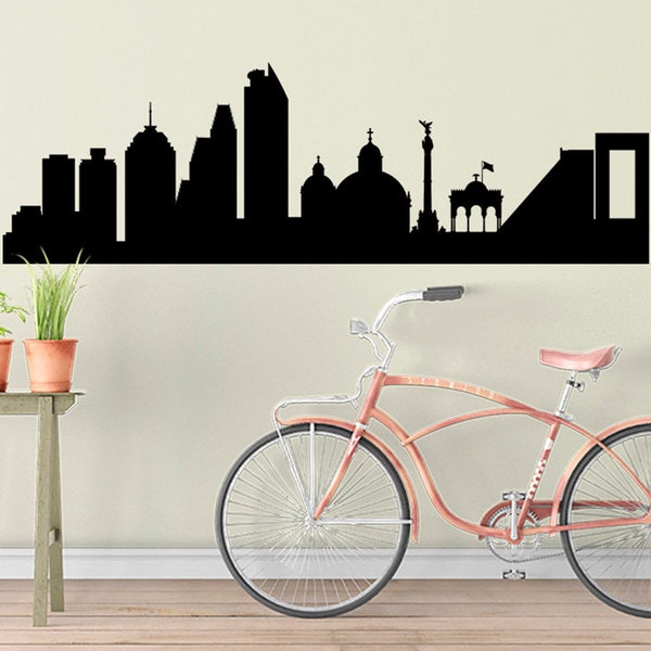 Cityscape Wall Decal - Etsy
