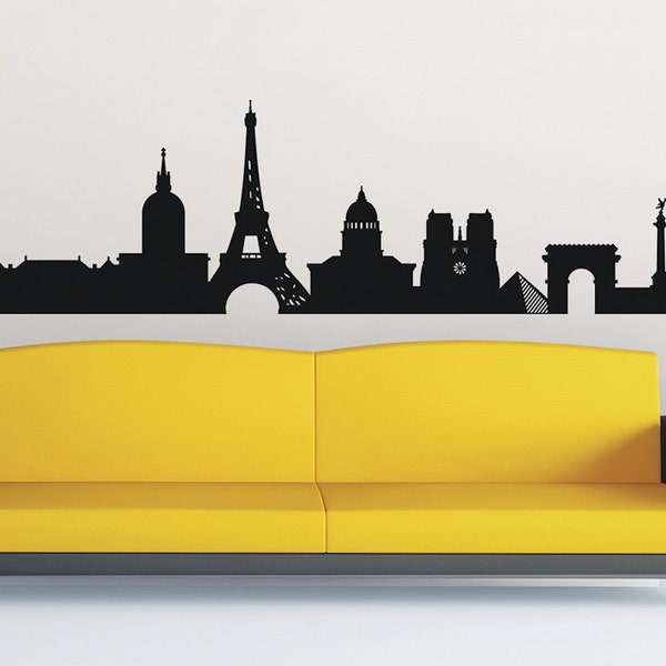 Cityscape Wall Decal - Etsy