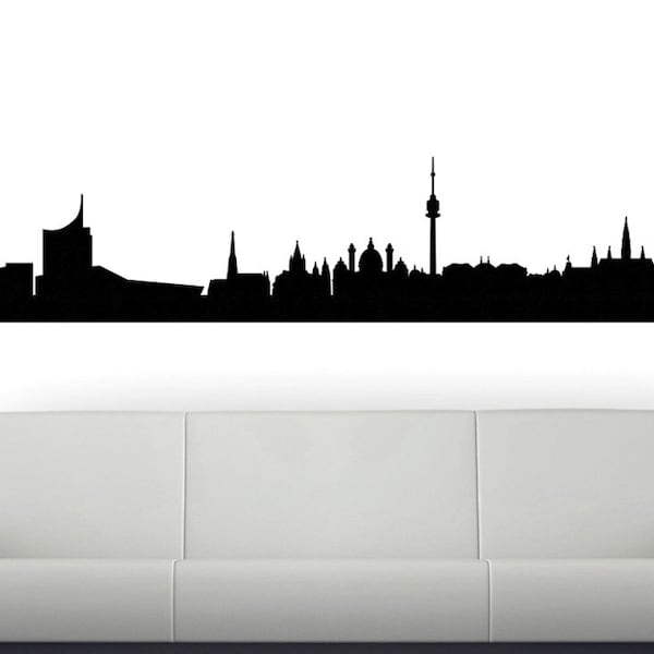 Vienna Silhouette Skyline - Etsy