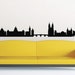 Prague Wall Decal Vinyl Sticker Czech Republic City Skyline Europe City ...
