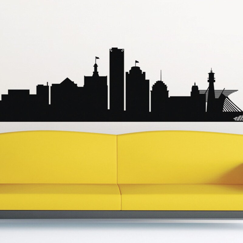 Skyline Decal - Etsy