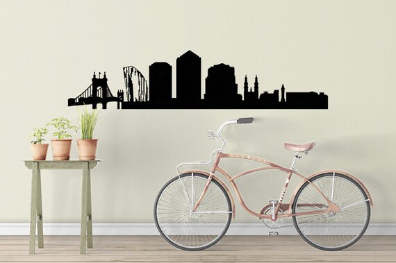 Covington Skyline Vinyl Decal Sticker Georgia Wall Art USA | Etsy