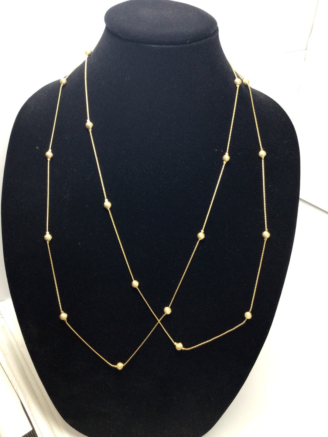 Vintage Joan Rivers Gold Tone Braided Bead Ball Necklace - Etsy