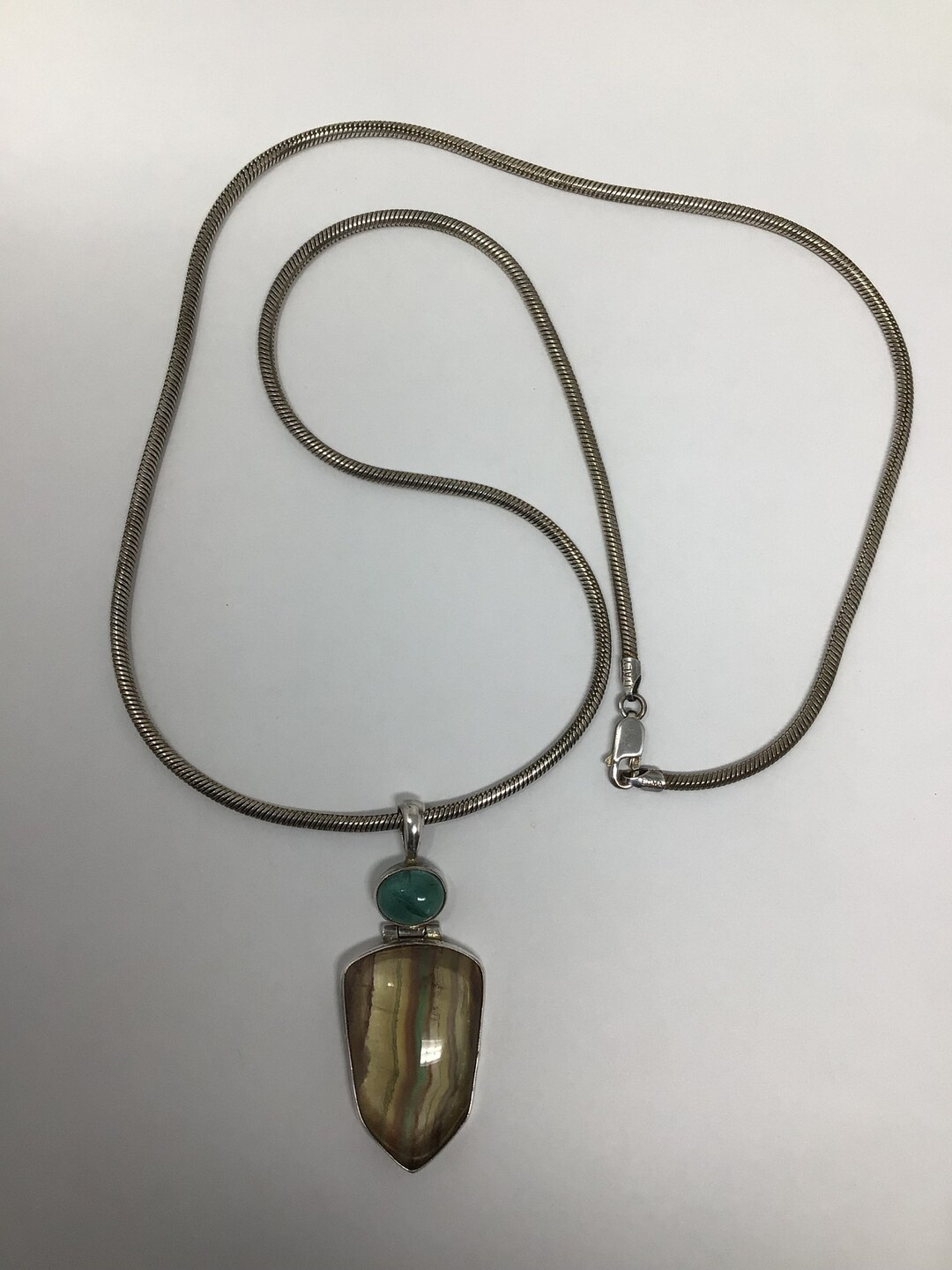 925 Sterling Silva Boma Necklaces and 925 Sterling Silver Fluorite ...