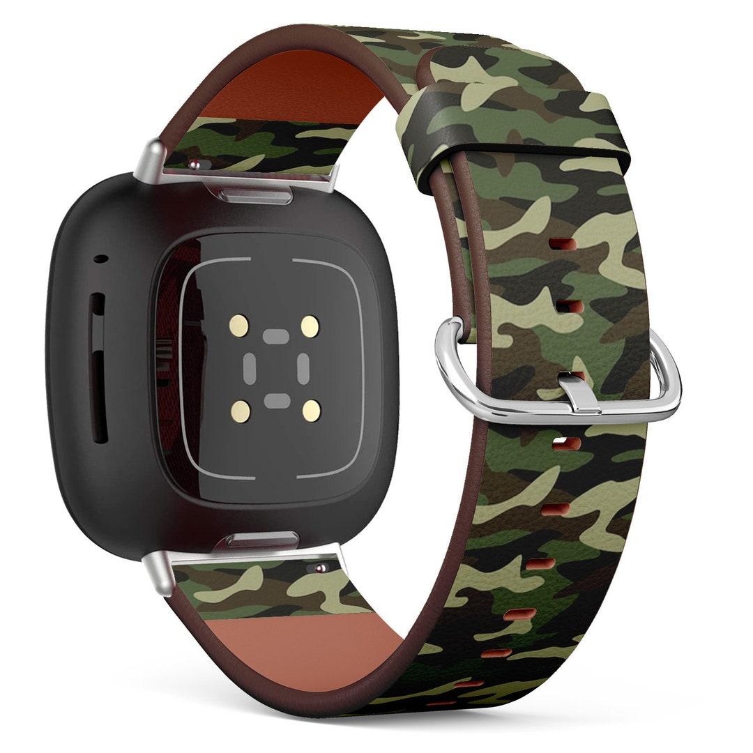 Fitbit Charge 2,3,4,5 2,3,4,5 / Versa 2,3,4 / Sense Vegan Leather Watch ...