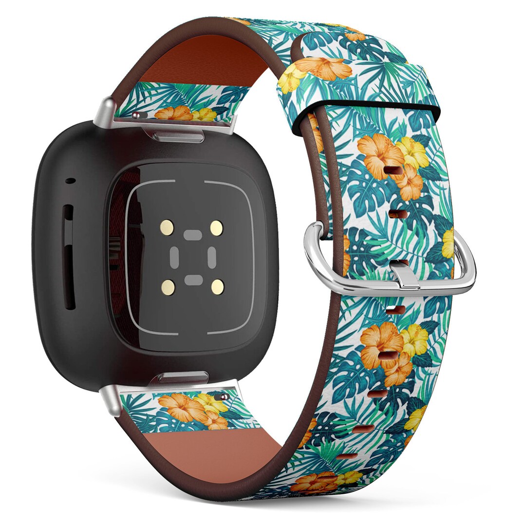 Fitbit Charge 2,3,4,5 / Versa / Sense Vegan Leather Watch Band Handmade ...