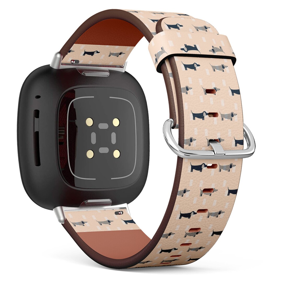 Fitbit Charge 2,3,4,5 / Versa / Sense Vegan Leather Watch Band Handmade ...