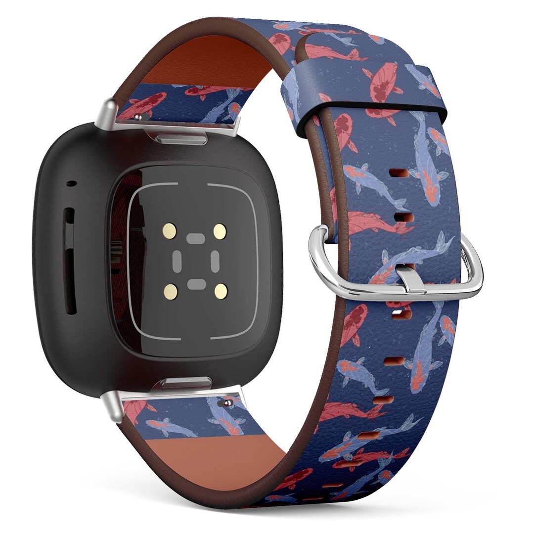 Fitbit Charge 2,3,4,5 / Versa / Sense Vegan Leather Watch Band Handmade ...
