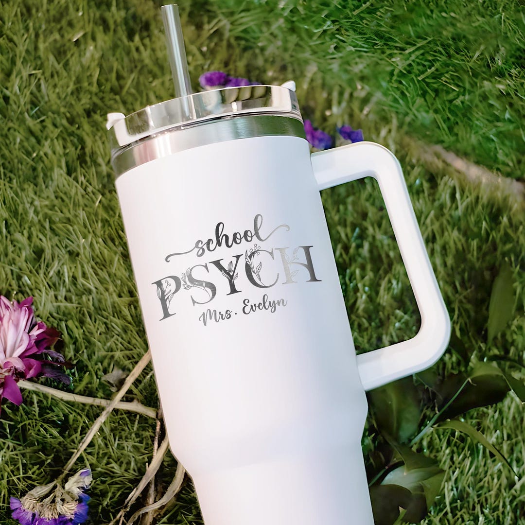 Personalized School Psych 40oz Tumbler Gifts, Custom School ...
