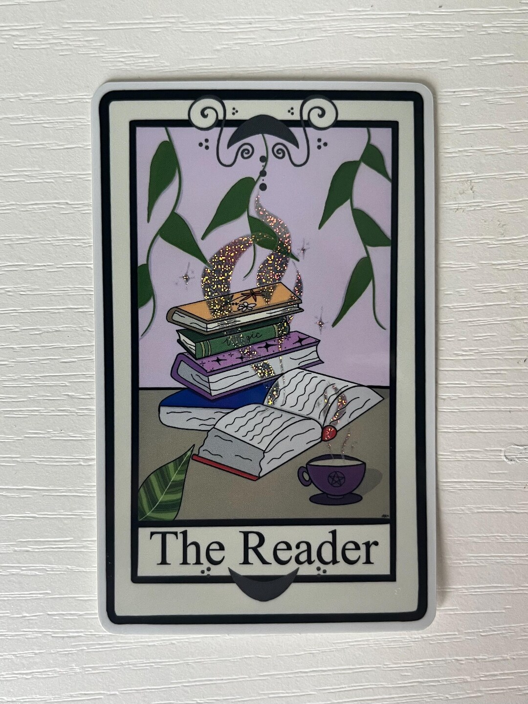 The Reader Tarot Card Sticker - Etsy