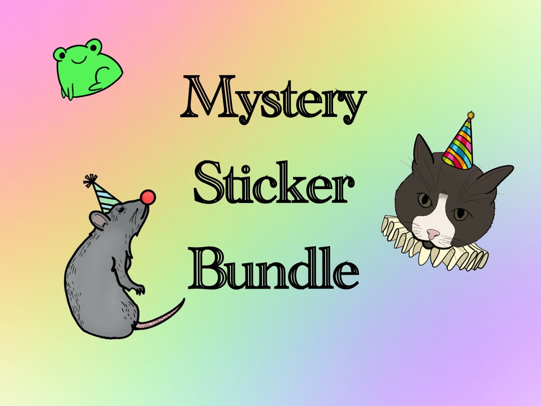 Mystery Sticker Bundle - Etsy