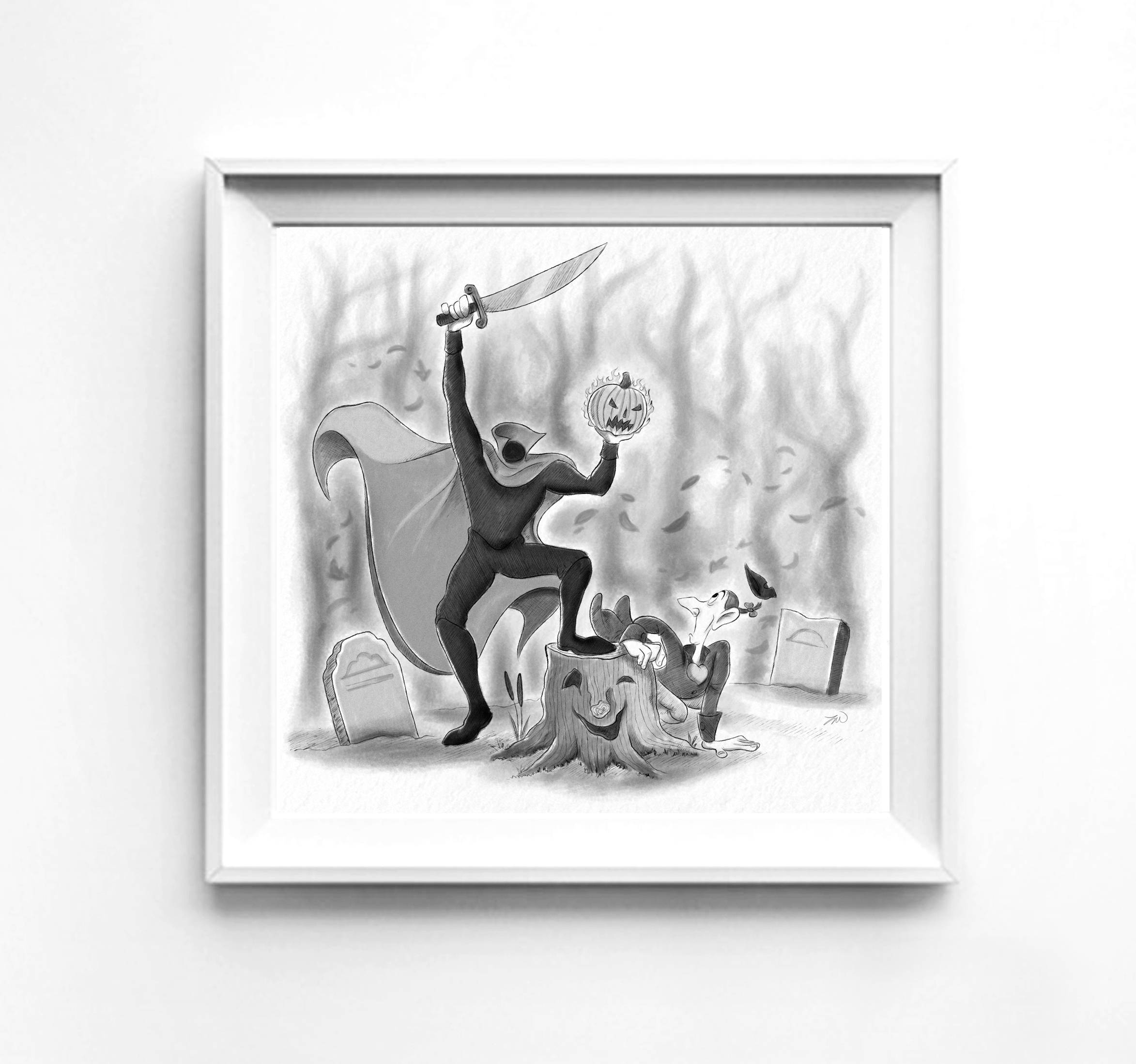 Headless Horseman Ichabod Crane