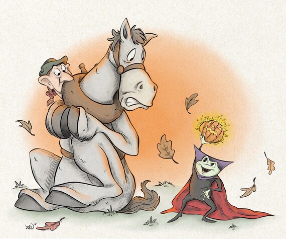 Headless Horseman Ichabod Crane