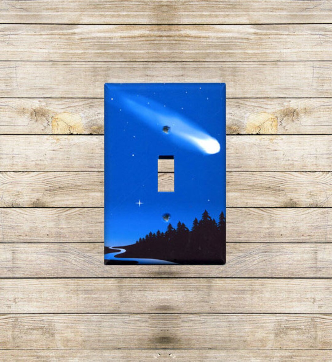Comet Decorative Switch Plate - Etsy
