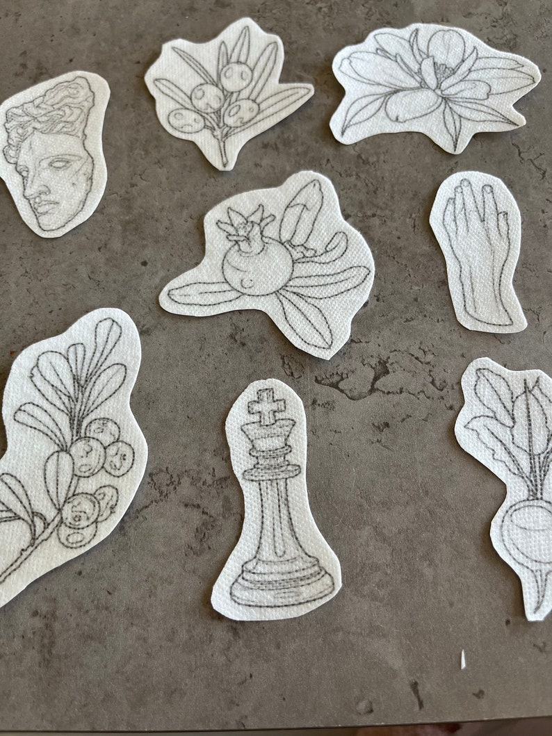 Stick and Stitch Stickers Embroidery Stickers Handembroidery Stickers ...