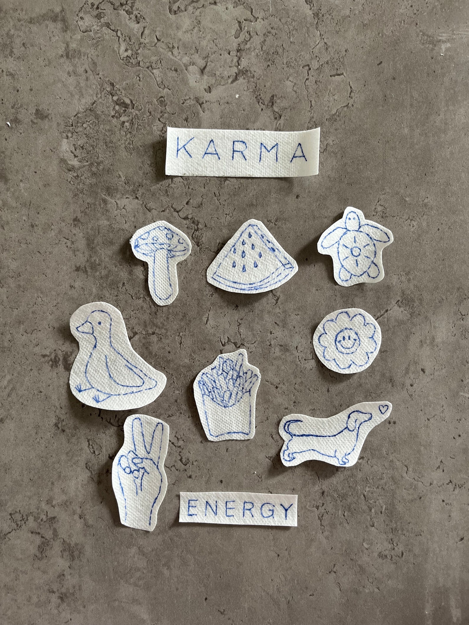 Embroidery Stickers | Stick and Stitch Stickers | Embroidery Pattern ...