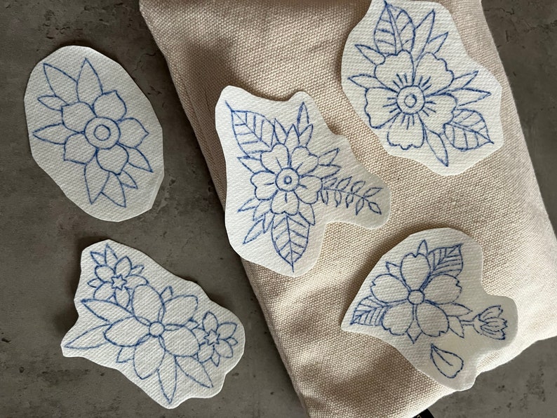 Stick and Stitch Sticker | Water Soluble Stickers |embroidery Stickers ...