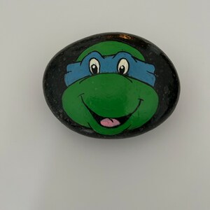 Hand Painted Teenage Mutant Ninja Turtles Rocks. Comes With All 4. - Etsy