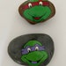 Hand Painted Teenage Mutant Ninja Turtles Rocks. Comes With All 4. - Etsy