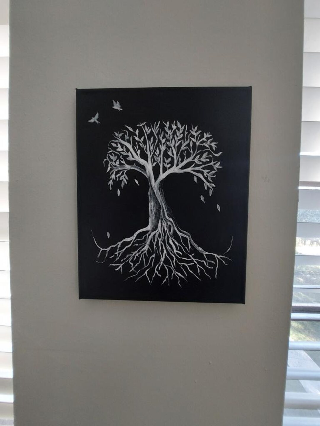Hand Painted Tree of Life Canvas - Etsy