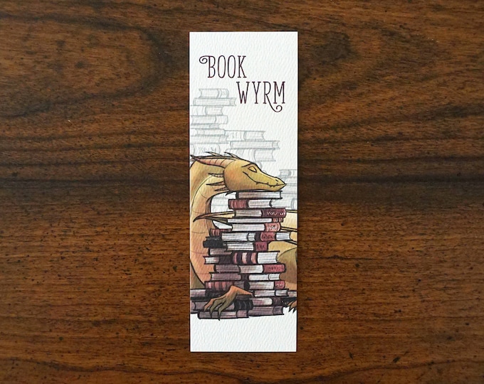 Book Wyrm Bookmark - Etsy