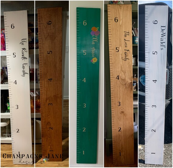 Growth Chart Ruler Wooden Growth Chart Kids Growth Chart | Etsy