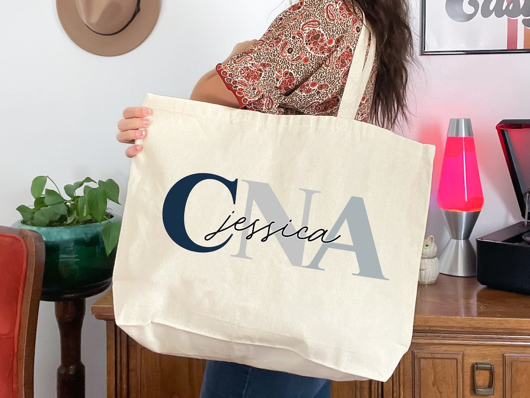 CNA Gifts, CNA Tote Bag, CNA Gift Bulk, Personalized Certified Nurse ...