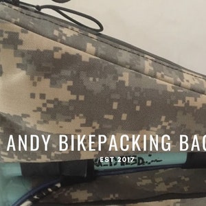 Custom Size to Measure Top Tube Bags (andy Bikepacking Bags) - Etsy