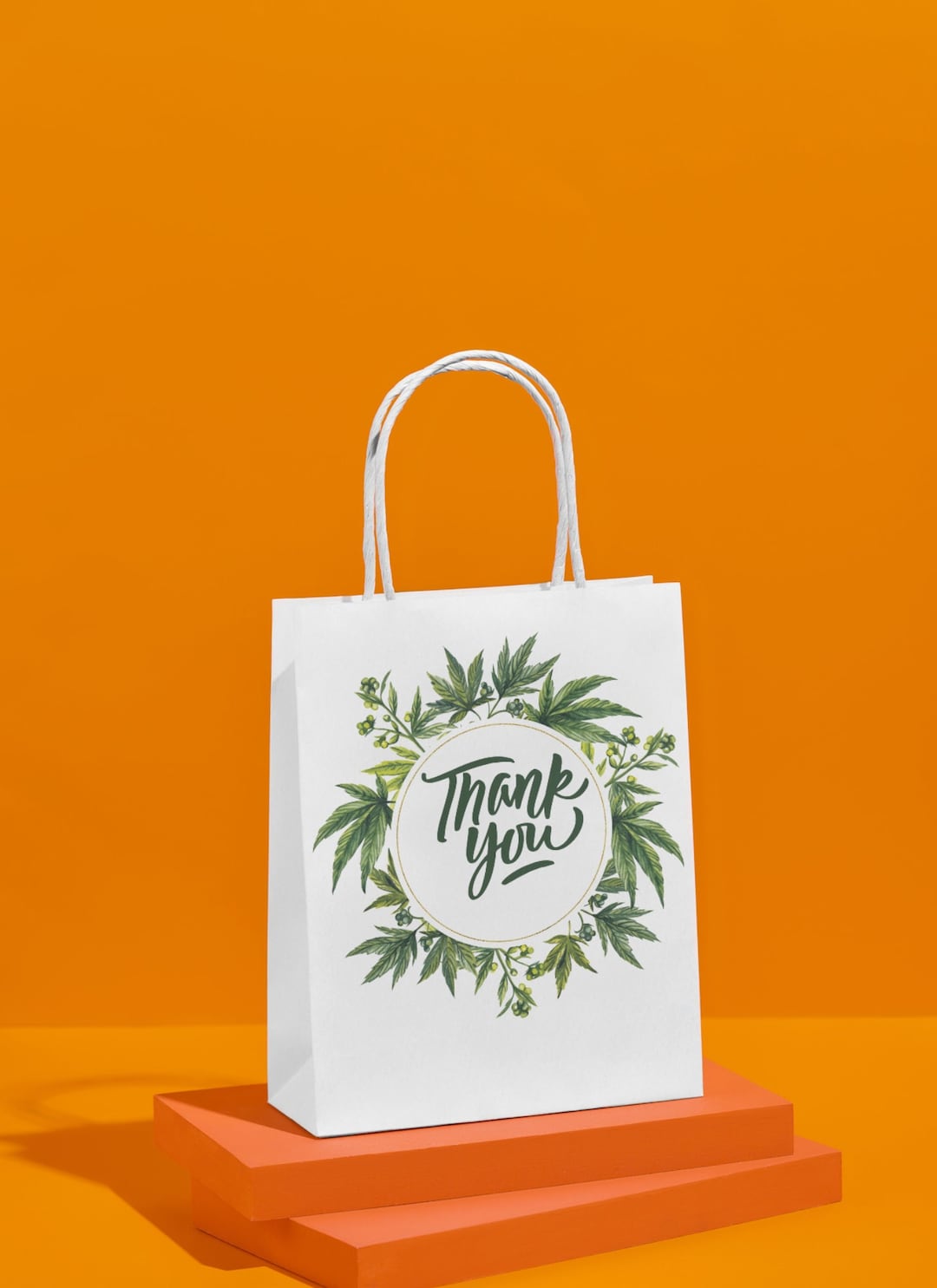Thank You Sticker-digital Cannabis Theme - Etsy