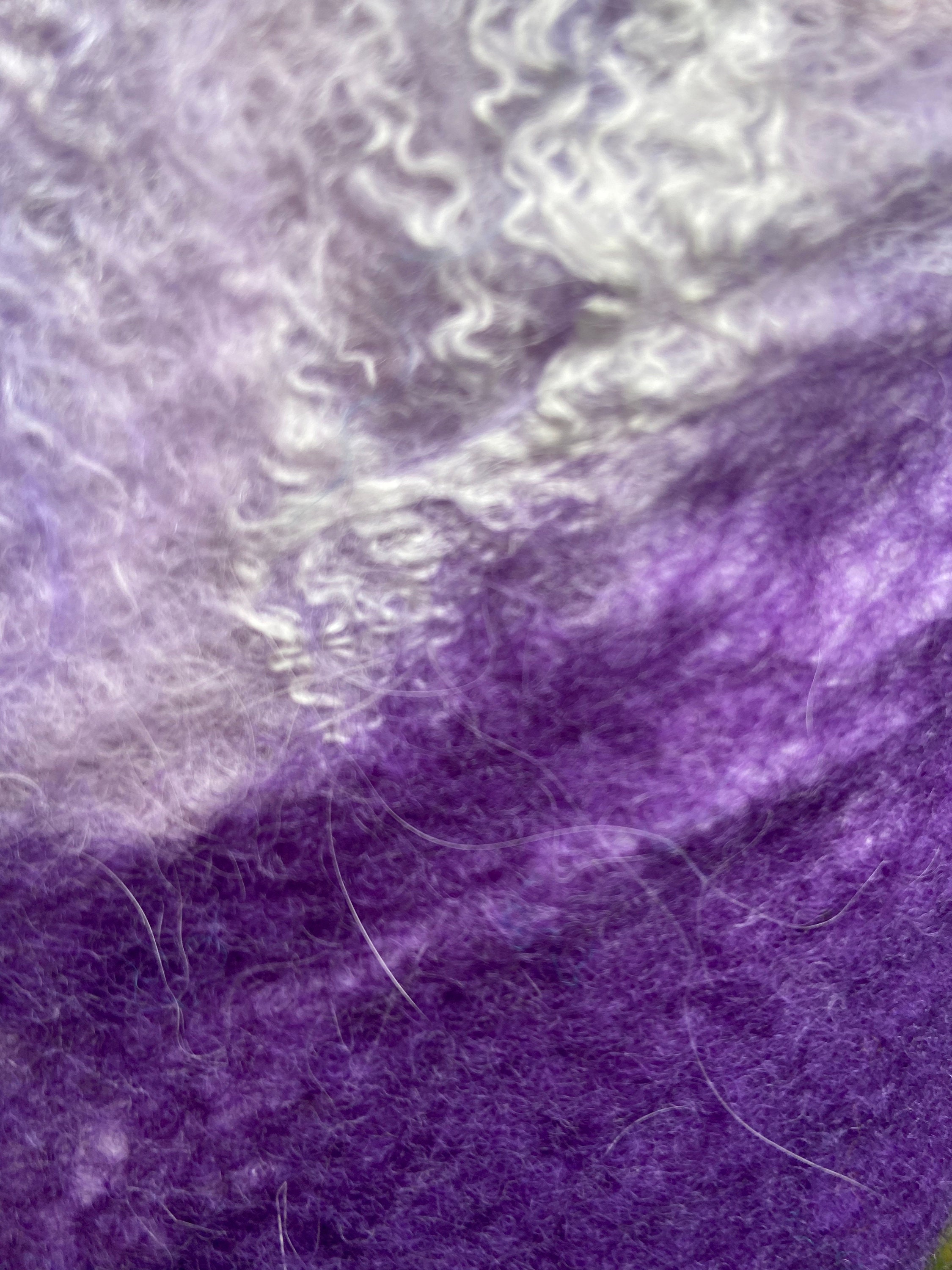 Lavender Field Felted Shawl - Etsy