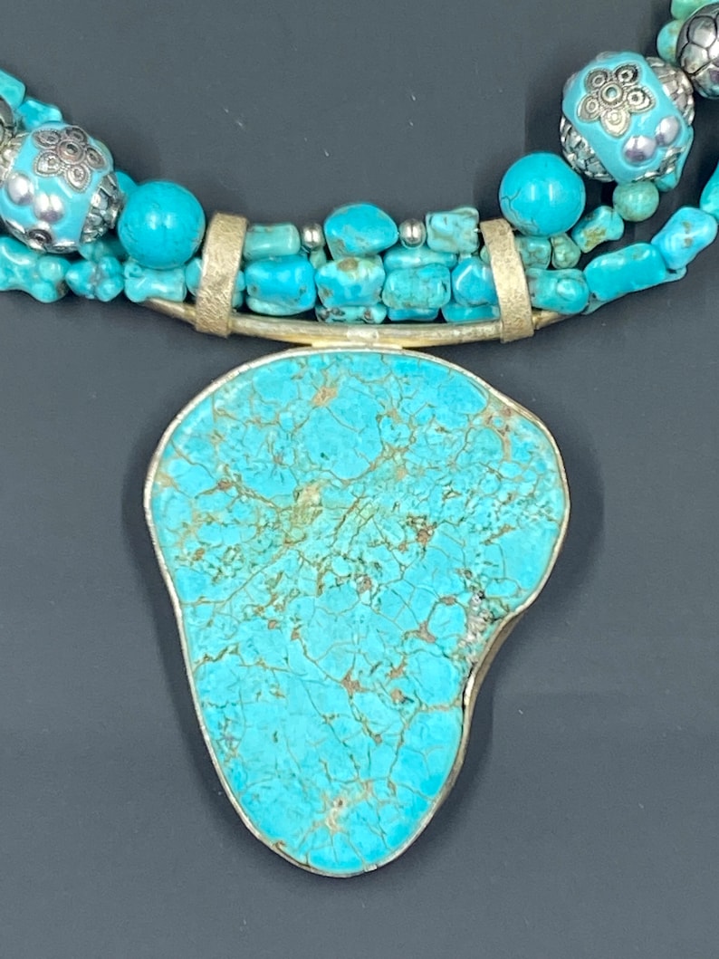 Turquoise Pendant - Etsy