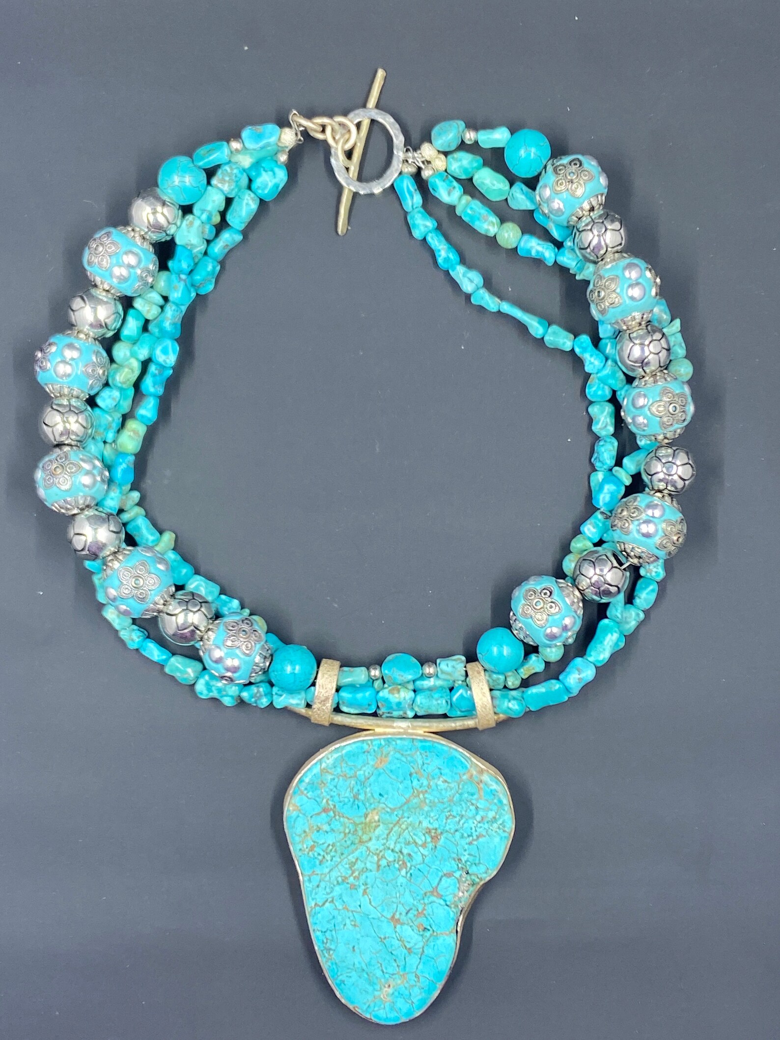 Turquoise Pendant - Etsy